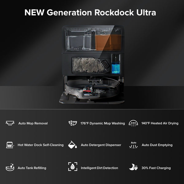 Roborock Saros 10 Robot Vacuum With Dual Anti Tangle System Roborock
